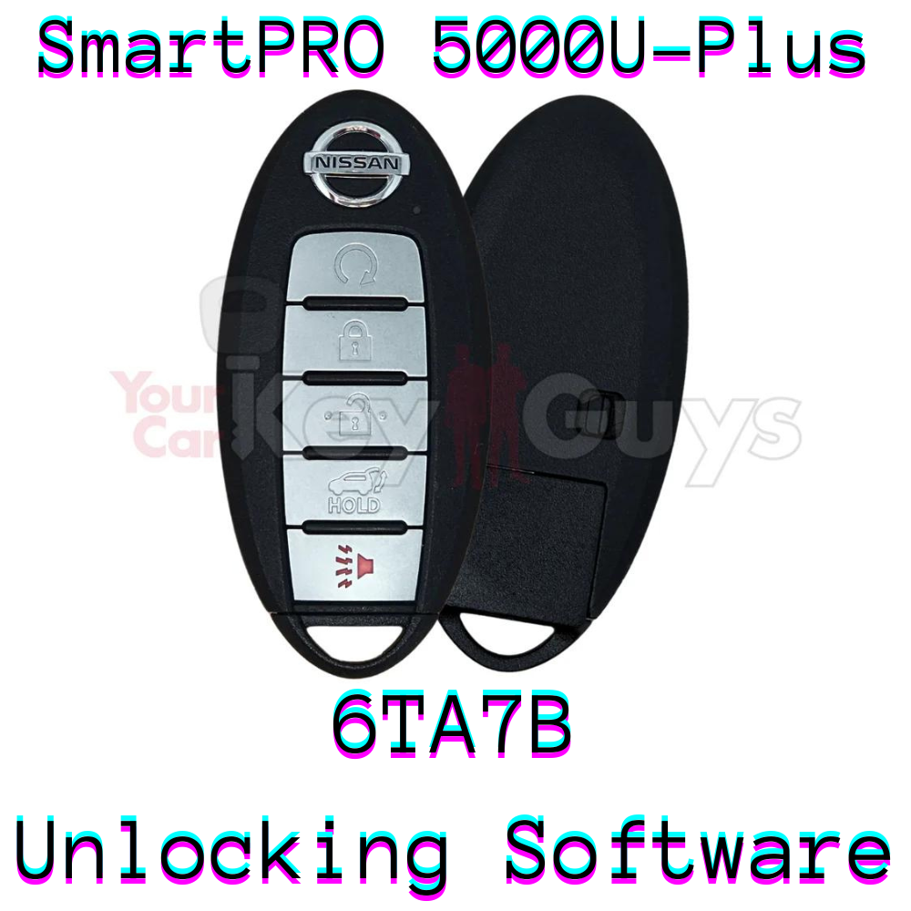 SmartPro 5000U Smart Key Unlocking Software Nissan 5B Hatch KR5TXN4 6T ...