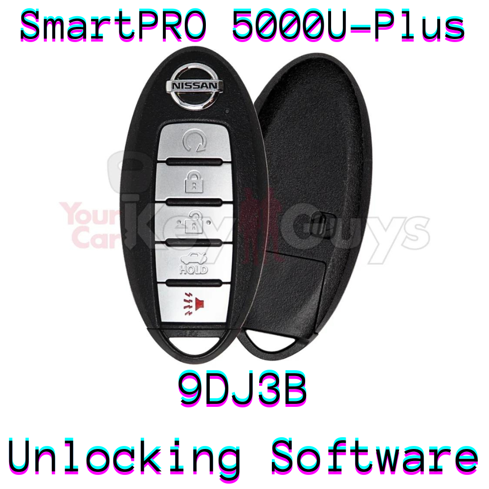 SmartPro 5000U Smart Key Unlocking Software Nissan 5B Trunk KR5TXN7 9D ...