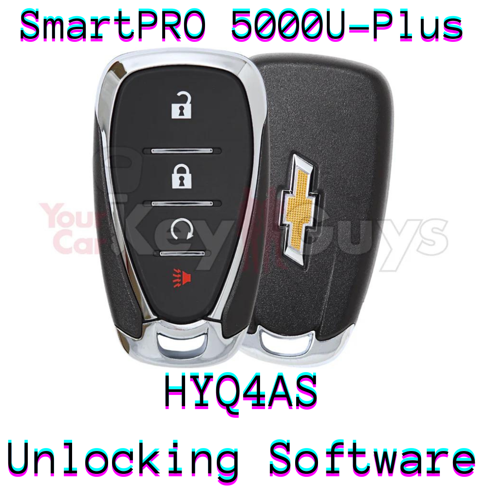 SmartPro 5000U Smart Key Unlocking Software Chevrolet HYQ4AS 4B Remote ...