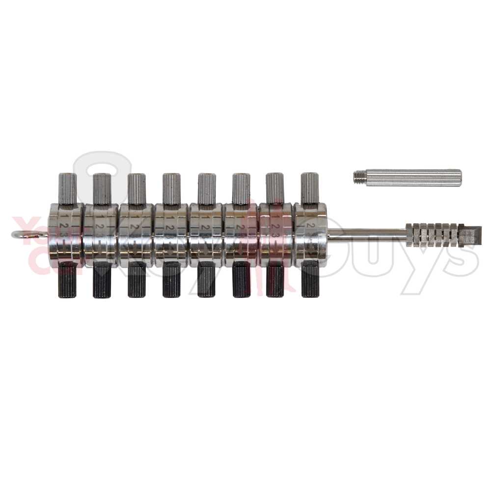 Original Lishi TB1 (2 in 1) Pick 8 cut Ign/Dr/Bt Tibbe – Your Car Key Guys