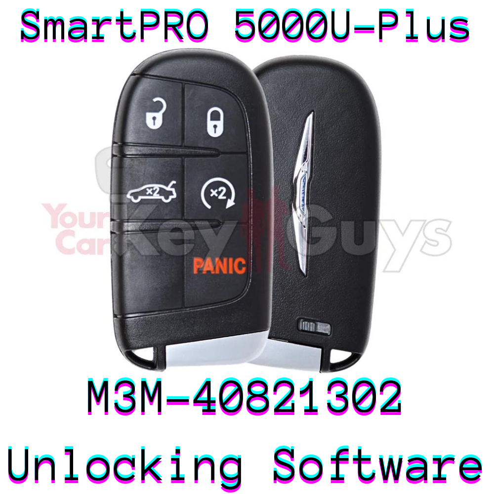 SmartPro 5000U Smart Key Unlocking Software Chrysler M3M-40821302 5B T ...