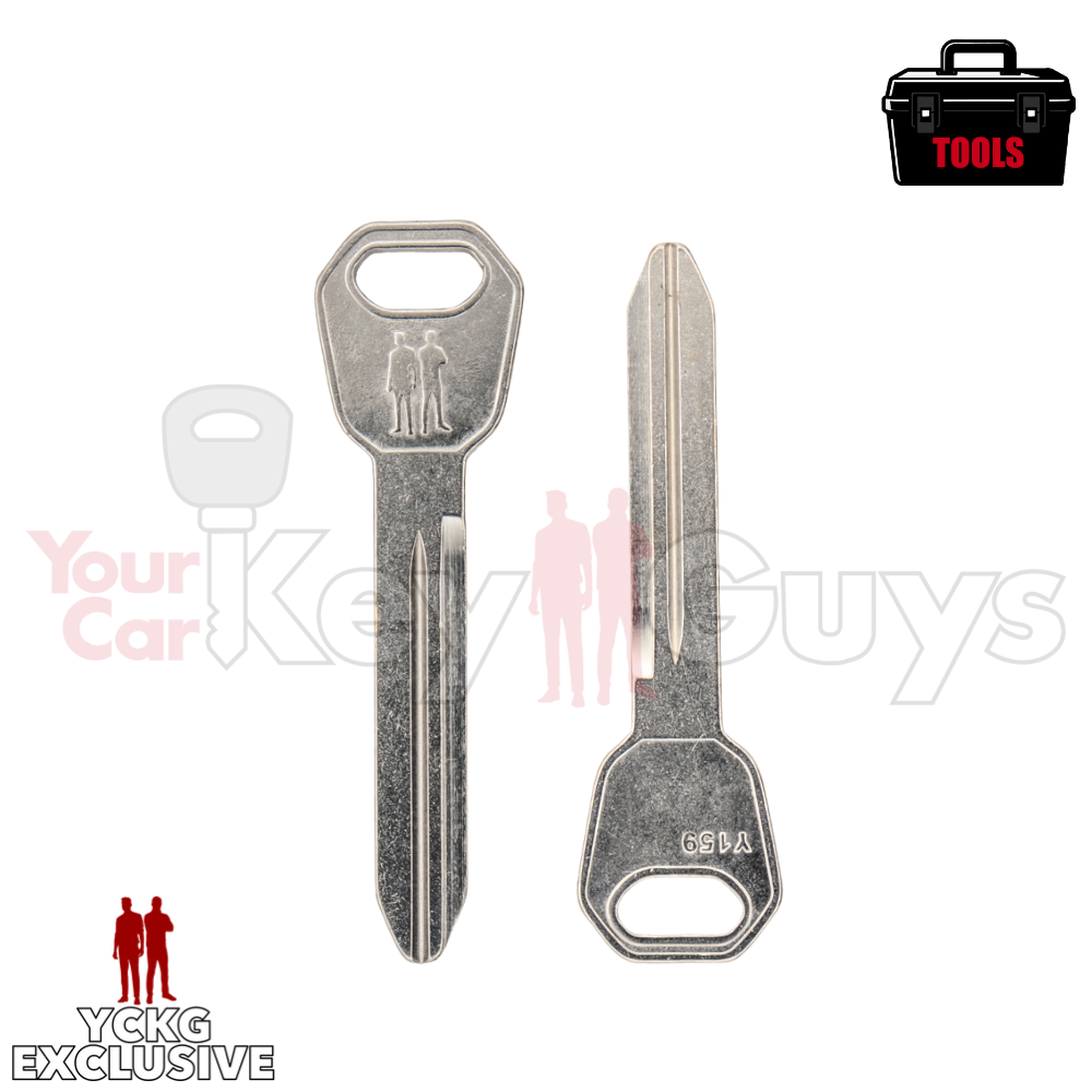 Y159 Chrysler Dodge Jeep Test Key Blank - 10 Pack – Your Car Key Guys