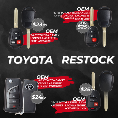 Your Car Key Guys - Key Fobs & Locksmith Supplies