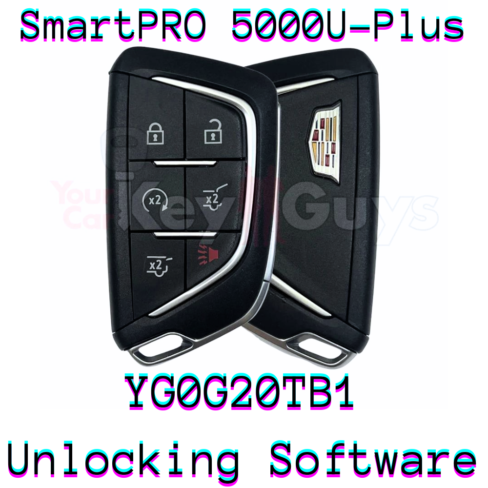 SmartPro 5000U Smart Key Unlocking Software Cadillac YG0G20TB1 6B Hatc ...