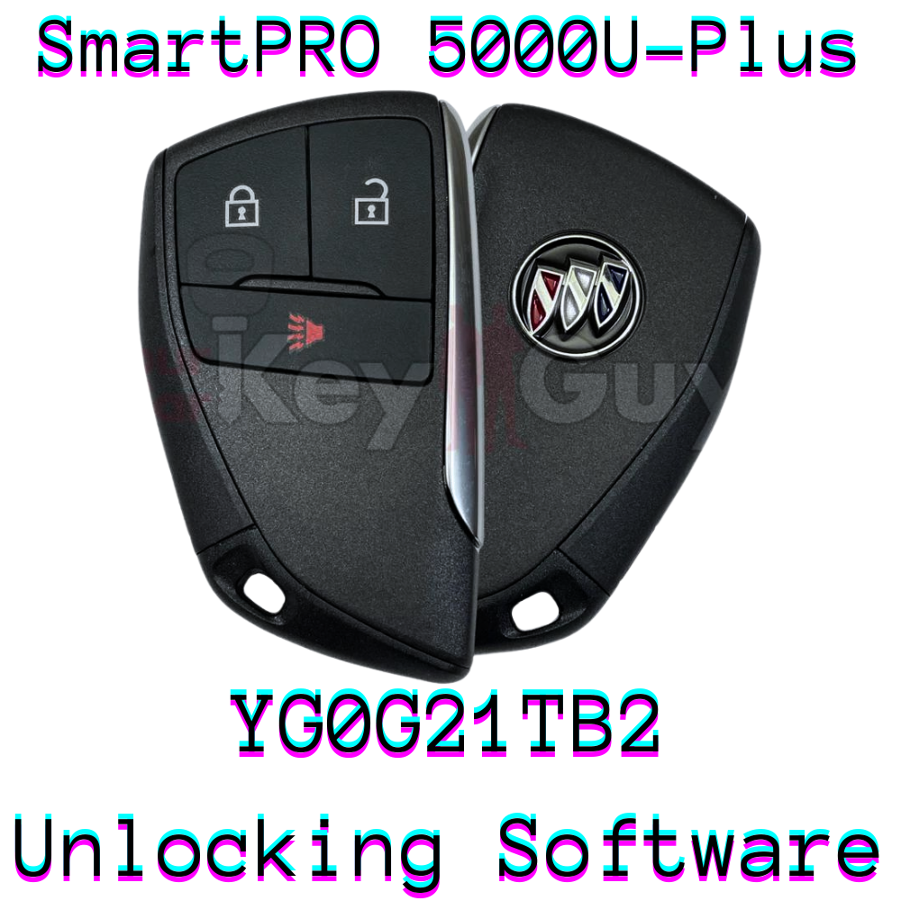 SmartPro 5000U Smart Key Unlocking Software Buick YG0G21TB2 3B – Your ...