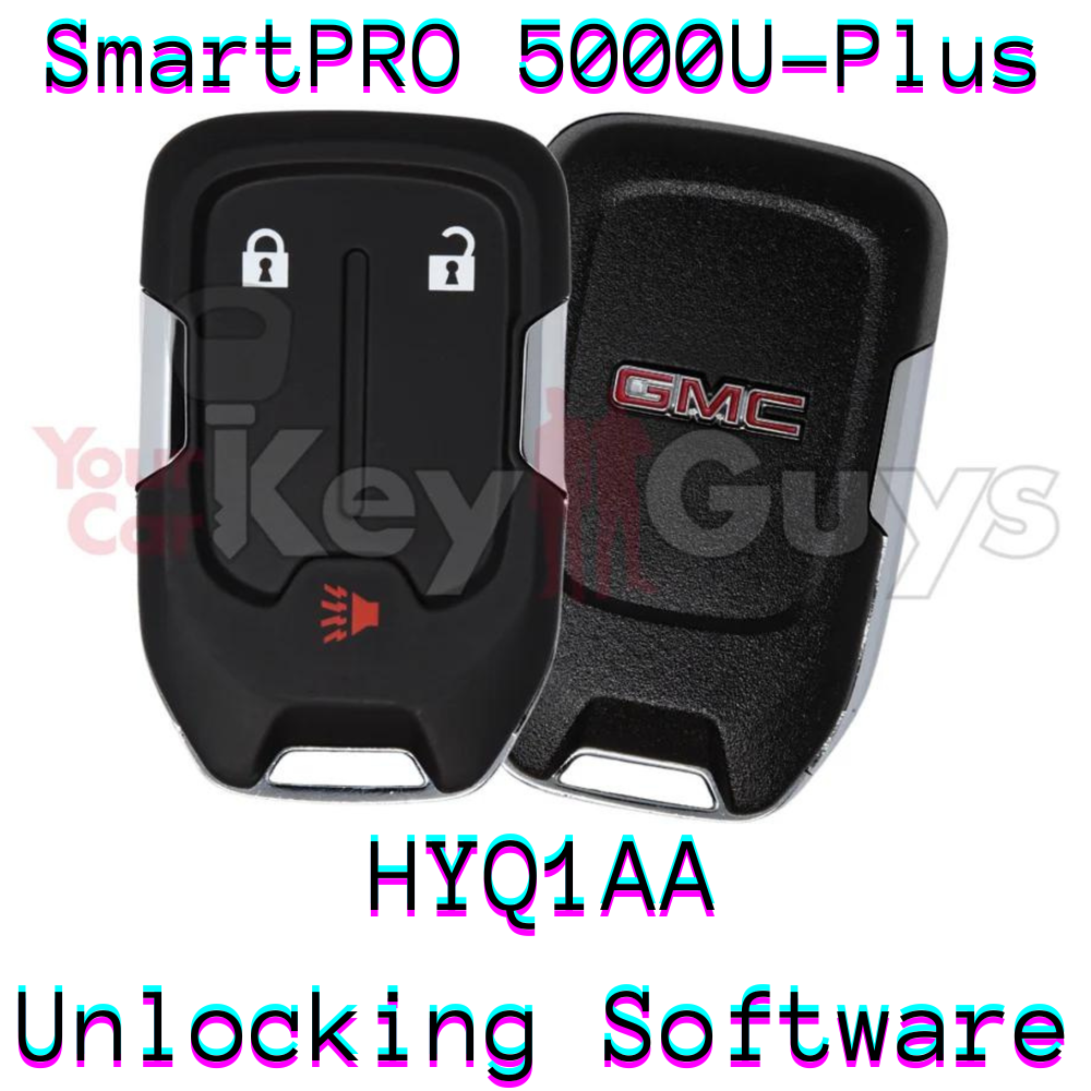 SmartPro 5000U Smart Key Unlocking Software GMC HYQ1AA 3B – Your Car ...